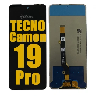 Tecno Camon 19 Pro Ekran Dokunmatik Siyah Çıtasız A Plus Kalite - ts21204