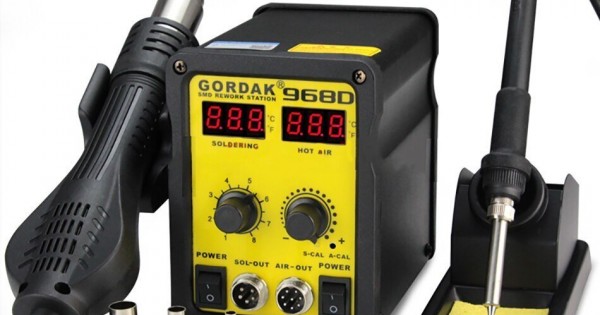 Gordak 968D Sıcak Hava Havya & Lehim Makinası - ts22412b